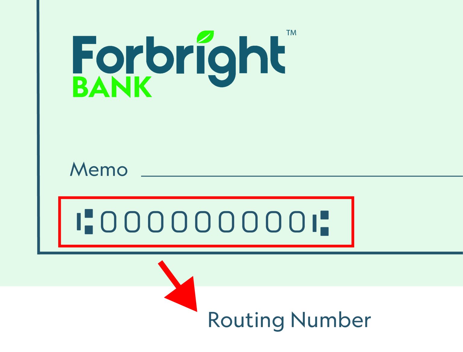 Forbright Bank Routing Numbers | Forbright Bank