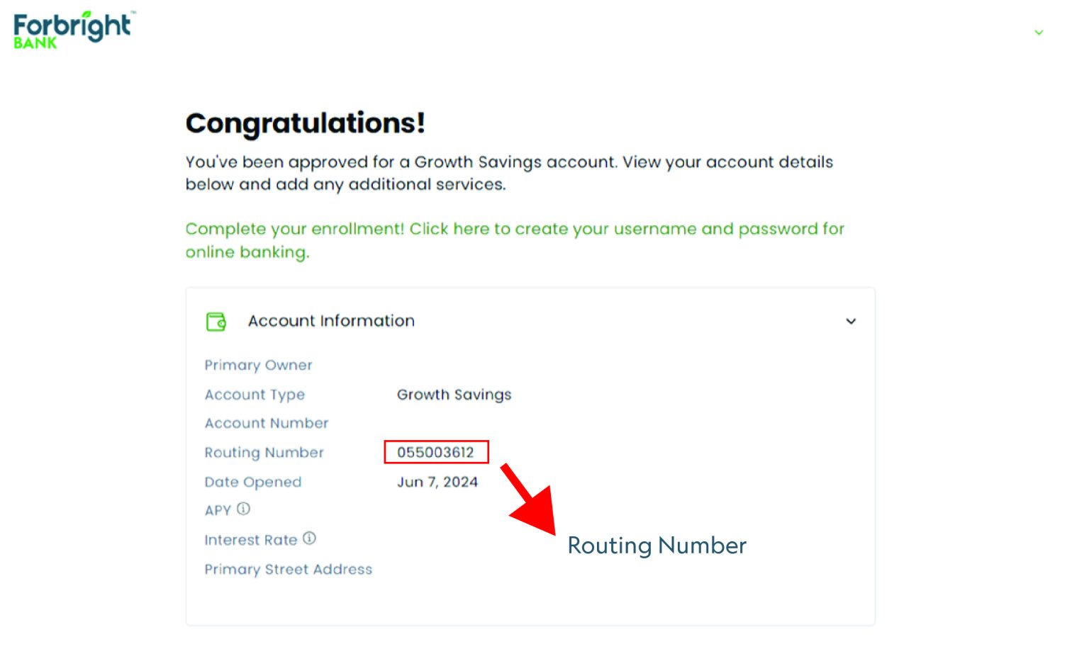 Forbright Bank Routing Numbers | Forbright Bank
